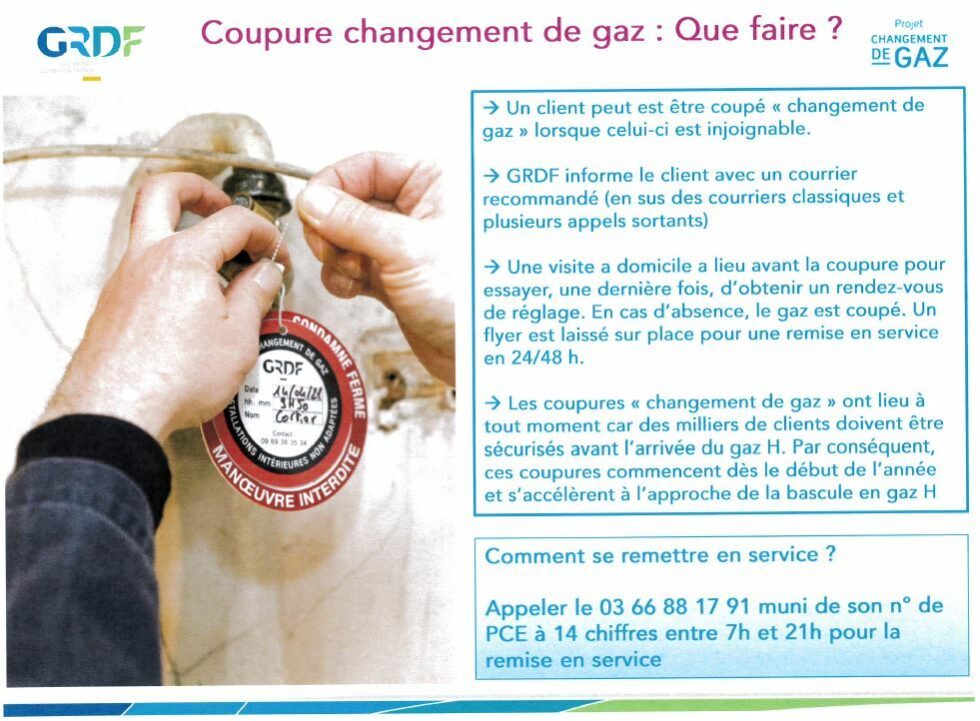 GRDF – Changement de Gaz | Ville de Braine