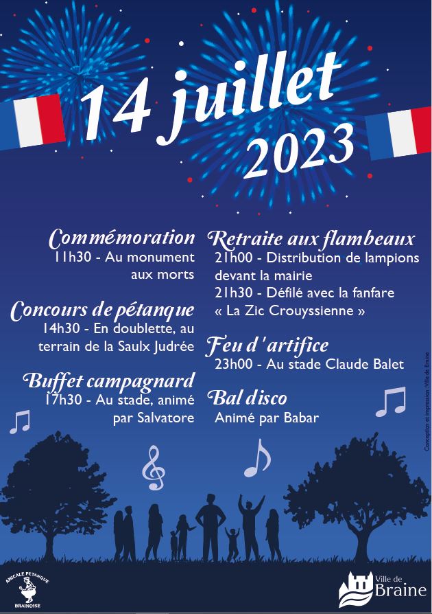 Fête nationale 2023 | Ville de Braine