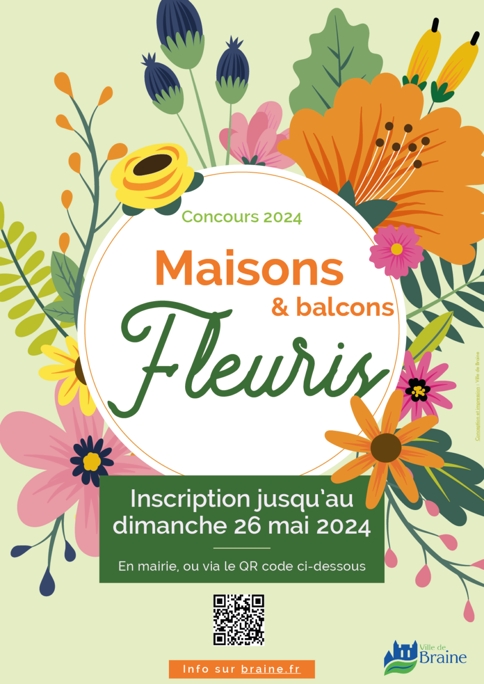 Concours des Maisons et balcons fleuris 2024 | Ville de Braine
